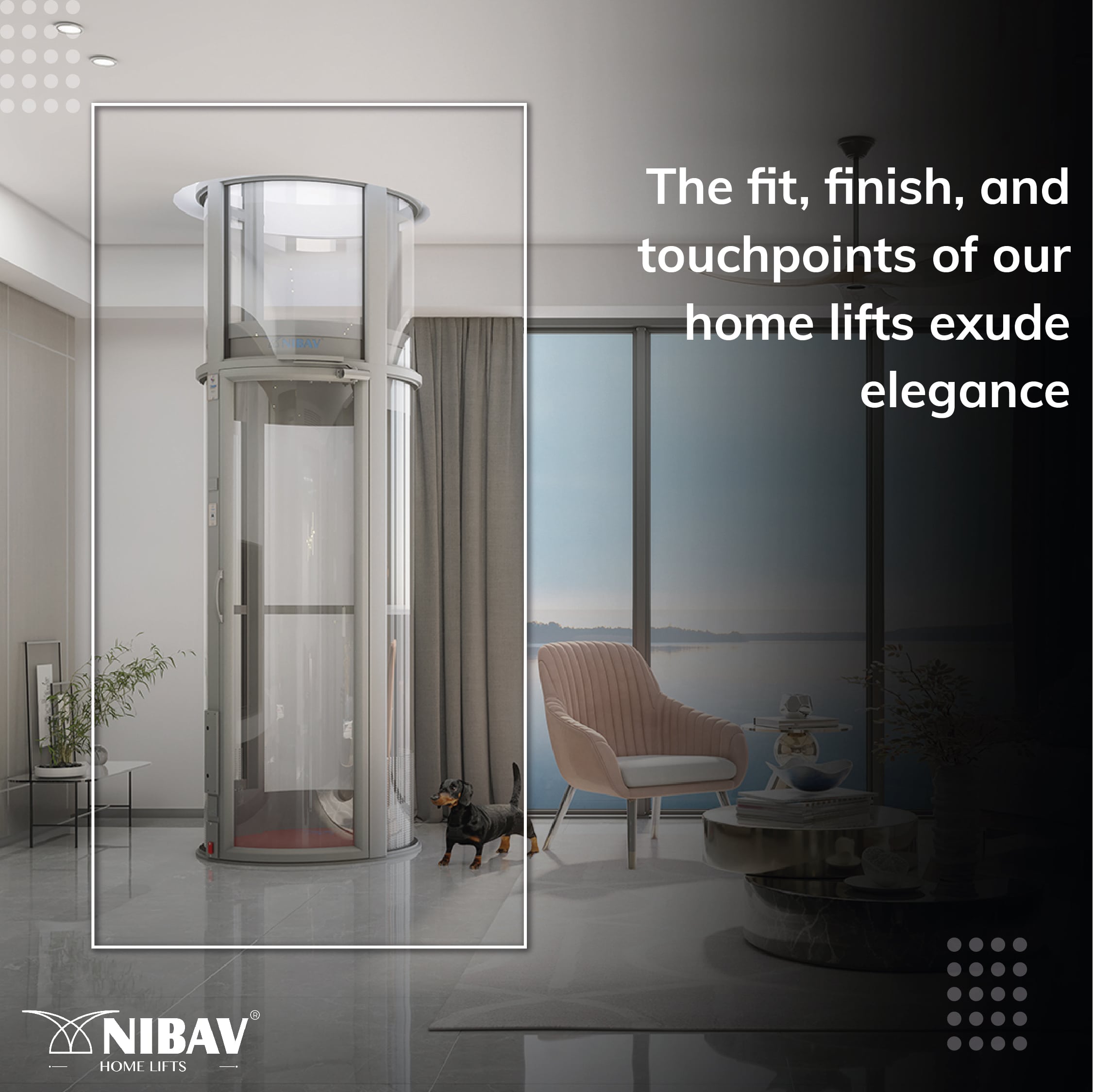 Residential Elevators - Nibav Elevator Manufacturers in UAE